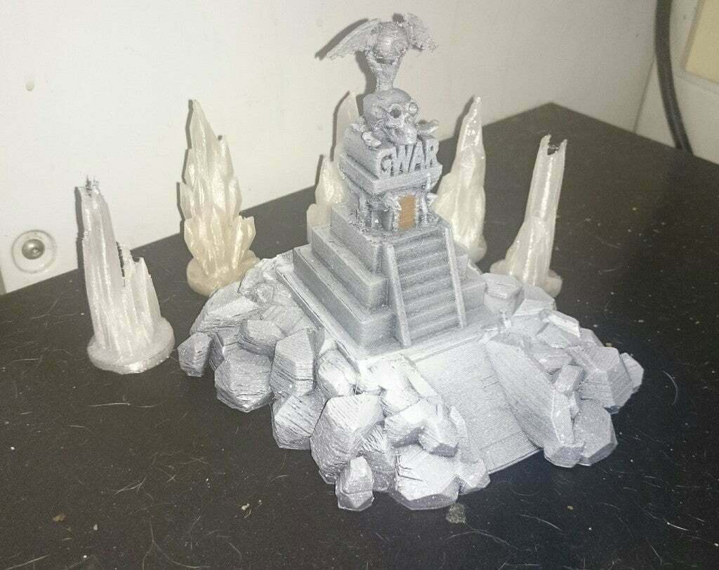 Free STL file Temple Of GWAR - GWAR: Rumble In Antarctica 🕍・3D printing idea to download・Cults